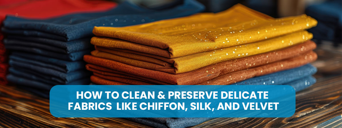 How to Clean & Preserve Delicate Fabrics Like Chiffon, Silk, and Velvet